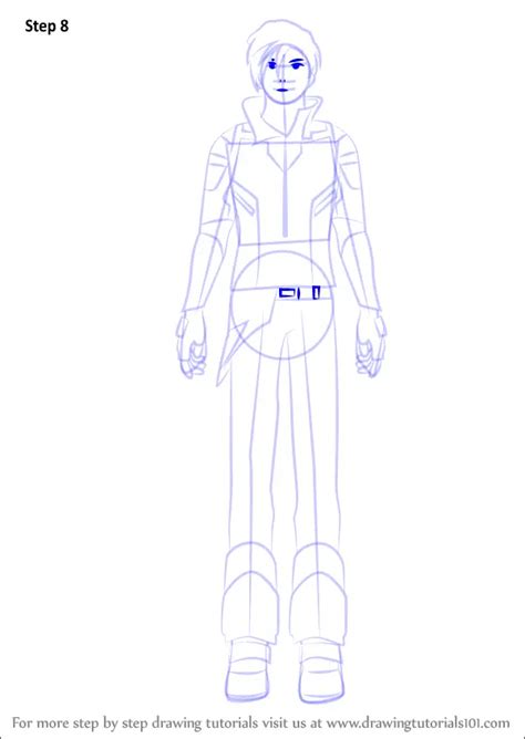 How To Draw Mercury Black From RWBY RWBY Step By Step DrawingTutorials101 Com