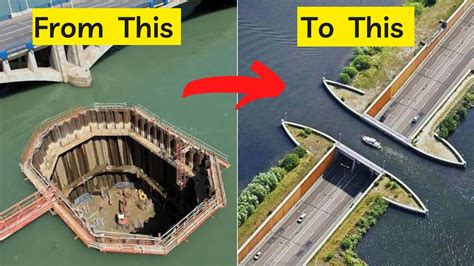 How Bridges Are Built Over Water Bridges Construction Over Sea Coffer