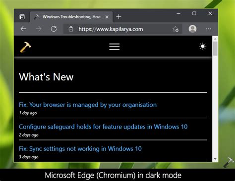 Dark Mode In Microsoft Edge Chromium Version Einschalten So Geht Es