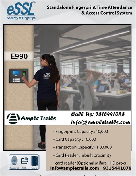 Buy ESSL X990 Biometric Fingerprint Attendance Machine
