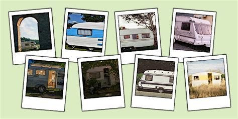 Caravan Instant Photo Style Display Images Teacher Made