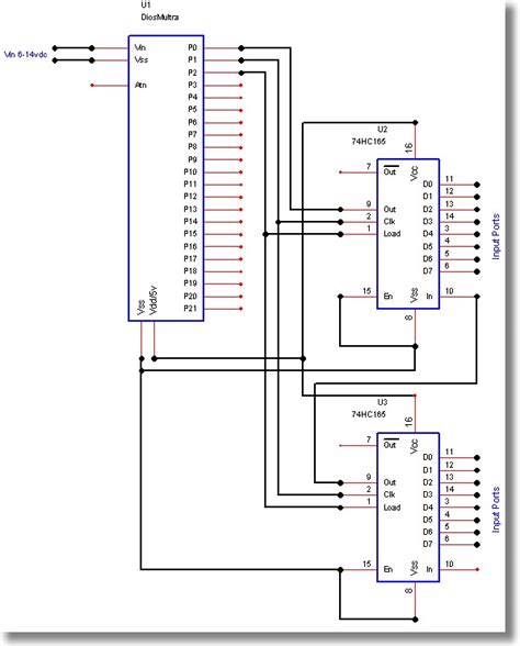 Two Daisy Chained 74hc165 Cant Detect Several Button Presses At Once Leds And Multiplexing
