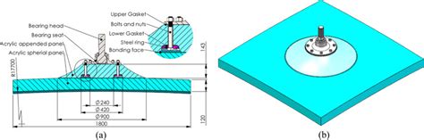 new structure of acrylic connection node a cross section of