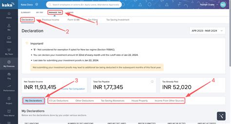 how to clear or edit the declaration that was made