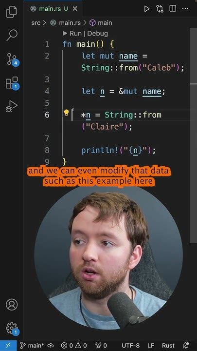 Understand Mutable References Andmut In The Rust Programming Language Youtube