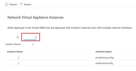 Azure Virtual Wan Restart A Network Virtual Appliance Nva In The Hub Microsoft Learn