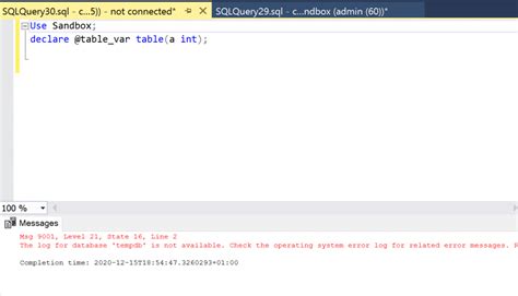 Do Not Place Tempdb On A Local Disk In A Sql Failover Cluster Sqlservercentral