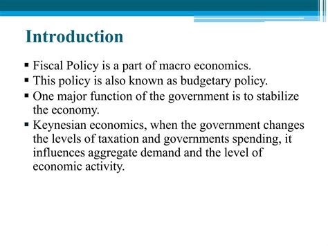 Fiscalpolicy Pptx