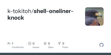 Github K Tokitohshell Oneliner Knock