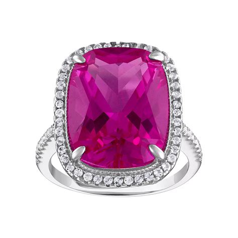 Designs By Gioelli Sterling Silver Gemstone Ring