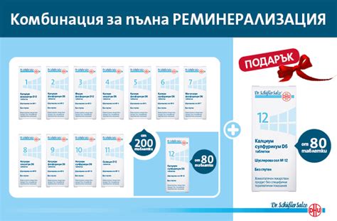 ШУСЛЕРОВИ СОЛИ Dhu Пълна реминерализация с подарък