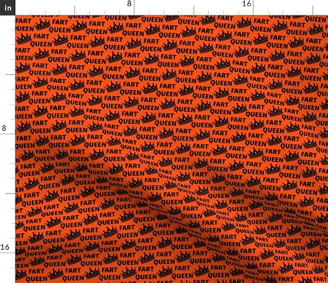 Fart Queen Fart Zone Queen Of Farts Fabric Spoonflower