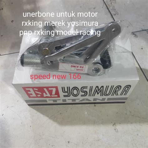 Jual Foostep Unerbone Model Stenlis Untuk Motor Rxking Merek Yosimura