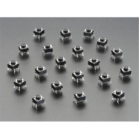 Circuitrocks Tactile Button Switch 6mm X 20 Pack Lazada Ph