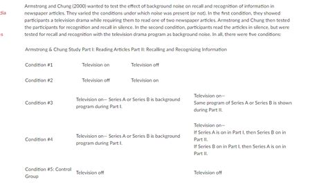 Solved What Is Are The Independent Variable S How Was
