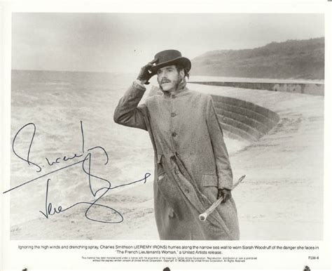 Jeremy Irons Autographed Signed Photograph Historyforsale Item 65794