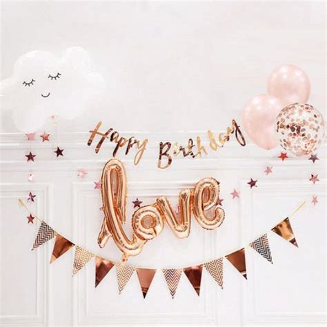 올리브파티 생일파티 용품 구름 패키지 홈파티세트 Simple Birthday Decorations Love Decorations Birthday Flags