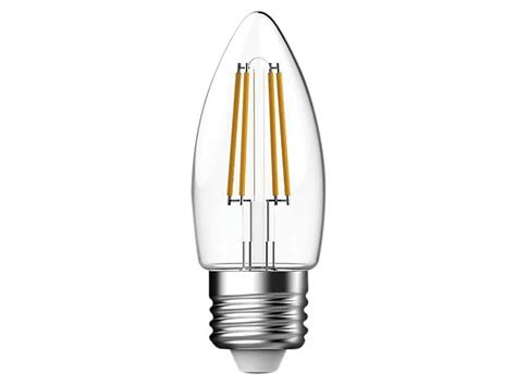 Energizer S12870 Led Es E27 Candle Filament Non Dimmable Bulb Warm