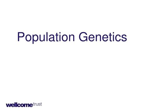 Ppt Population Genetics Powerpoint Presentation Free Download Id