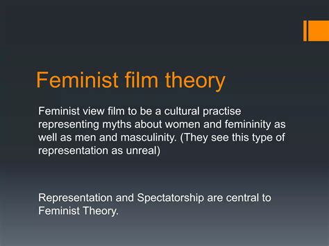 Feminism Film Theory Ppt