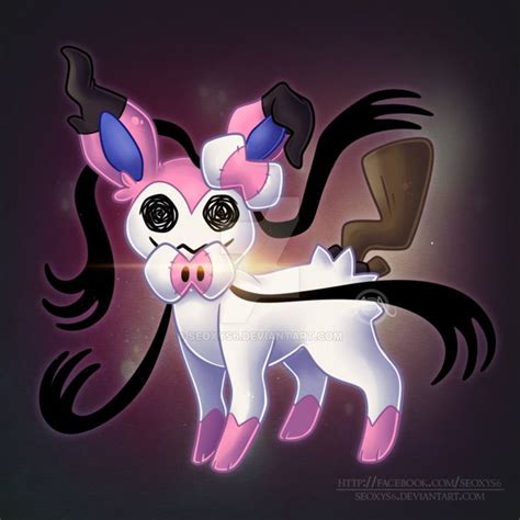 Mimikyu X Sylveon By Seoxys6 On Deviantart Pokemon Eeveelutions Pokemon Pokemon Moon