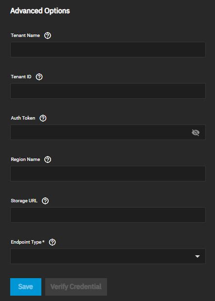 Cloud Credentials Screens Truenas Documentation Hub