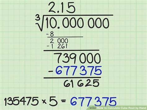 How To Calculate Cube Root By Hand With Pictures Wikihow