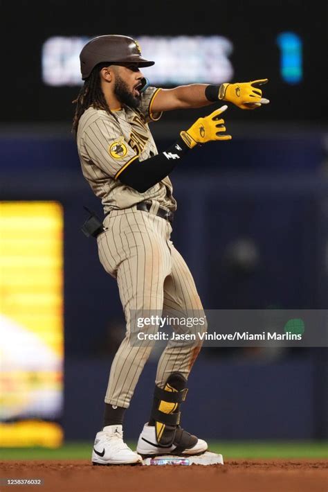 Fernando Tatis Jr 23 Of The San Diego Padres Reacts After Taking A Artofit