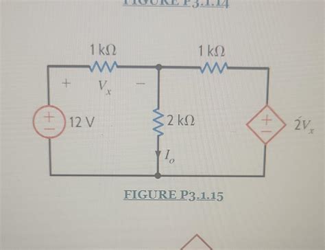 Solved 3115 Find Io In The Network In Figp3115 Using