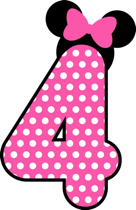 Download Number Mickey Mouse Pinterest Minnie Mouse Number 3 Clipart