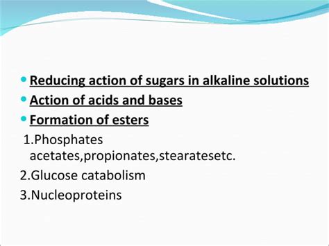 Chemical Properties Of Monosaccharides Ppt