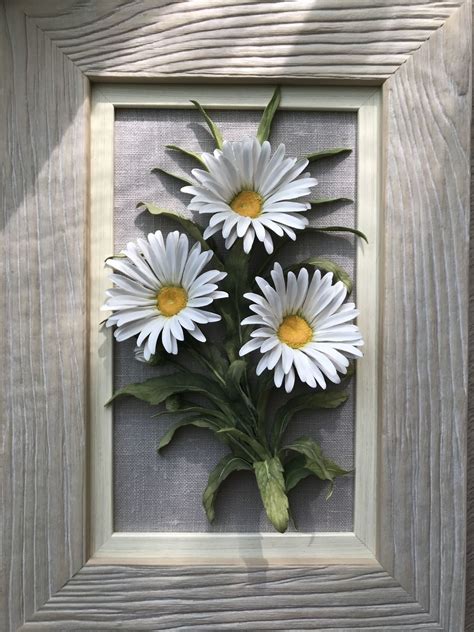 Ромашки из фаянса в интернет-магазине на Ярмарке Мастеров | Картины ...