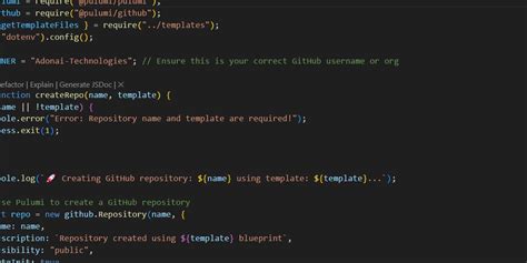 Github Repository Blueprint Generator With Pulumi Dev Community