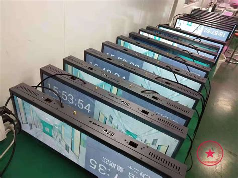 液晶双面条形屏双面同步 异步显示屏商场医院通道信息显示屏