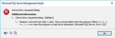 Subquery Returned More Than 1 Value When Open Azure Managed Instance