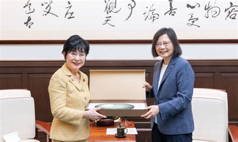 日本前參議院議長晉見蔡總統 挺台參與國際組織 中央廣播電臺 Line Today