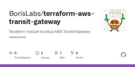 Github Borislabsterraform Aws Transit Gateway Terraform Module To Setup Aws Transit Gateway