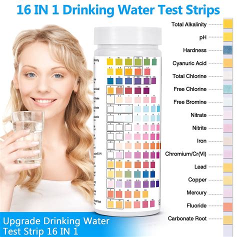 Water Testing Kits For Drinking Water 16 In 1 Drinking Water Test Kit 100pcs Lead Testing Kit