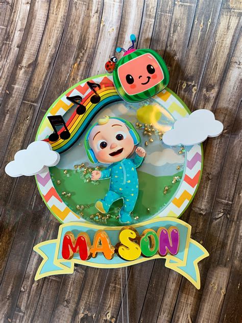 Cocomelon Birthday Cake Cocomelon Personalized Edible Cake Topper Porn