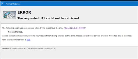 Your Request Is Prohibited Because The Request Is On Loopback From External Ip