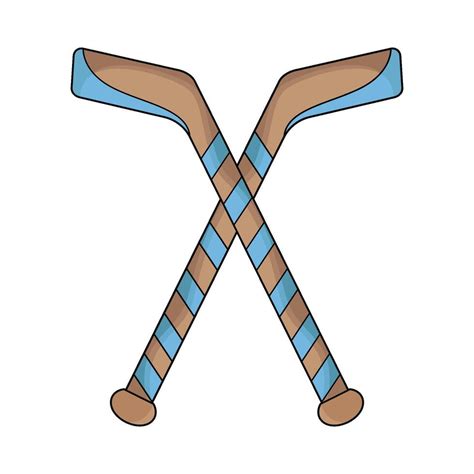 Illustration Of Hockey Stick 47155886 Vector Art At Vecteezy