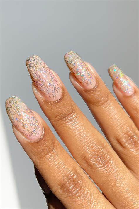 Holographic Topper Nail Polish Cirque Colors Twinkle Tweed