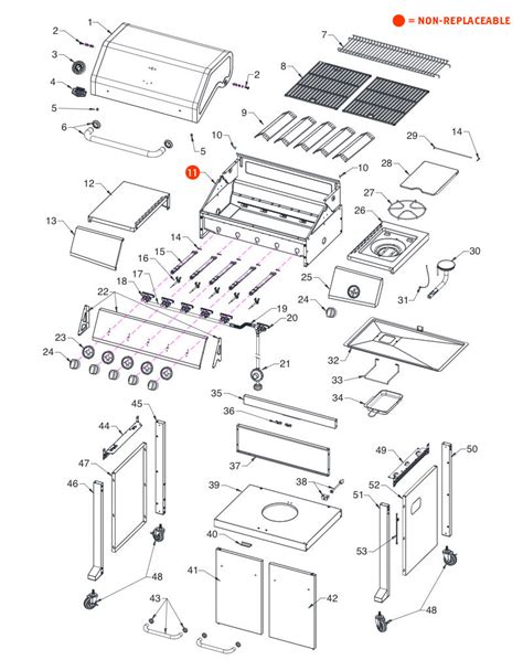 Replacement Grill Parts For Expert Grill 720 0968c