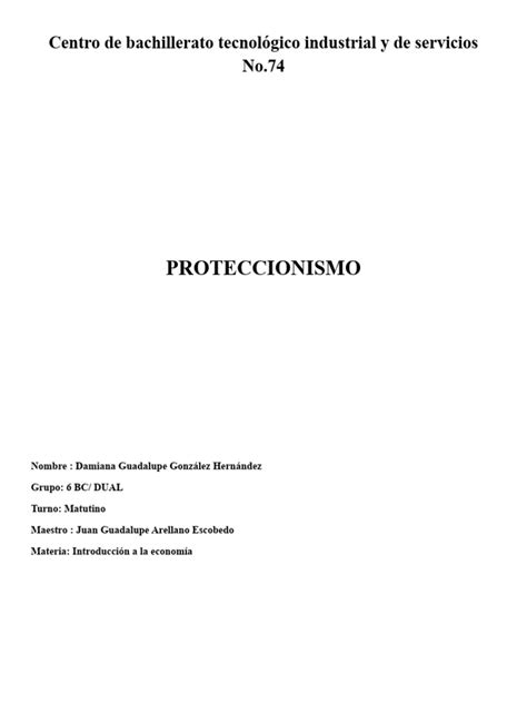Proteccionismo Pdf Proteccionismo Arancel