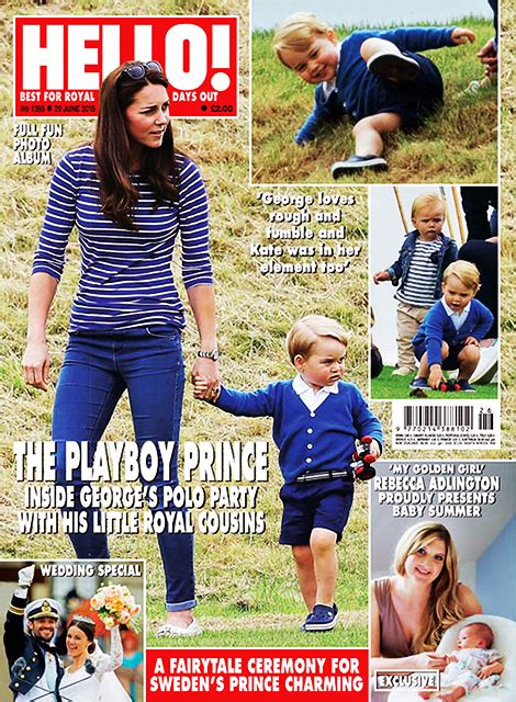 Hello Magazine Issue 1385 Prince George And Kate Caprice Tamara