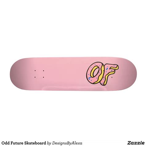 Odd Future Skateboard Supreme Hard Rock Maple Deck With Donut Design