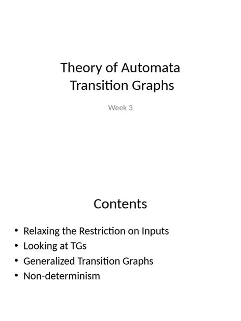 2uy2 Transition Graphs Pdf Automata Theory Mathematical Logic