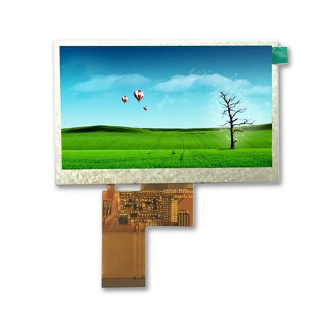4 3 Inch IPS TFT LCD Module Customized Connector Touch Panel 480 272 Resolution Industrial