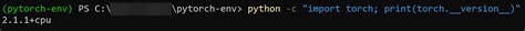 How To Install PyTorch On Window