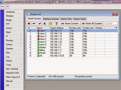 simple way limiting bandwidth on mikrotik winbox